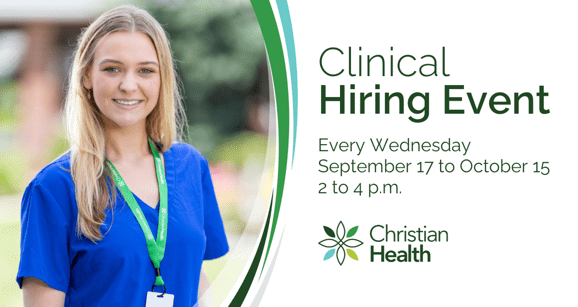 Weekly Hiring Event at Christian Health