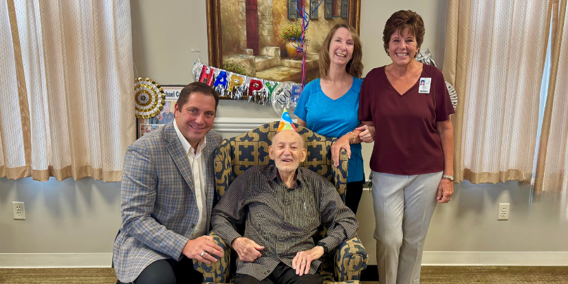 Hillcrest Resident Michael Campisi Turns 100